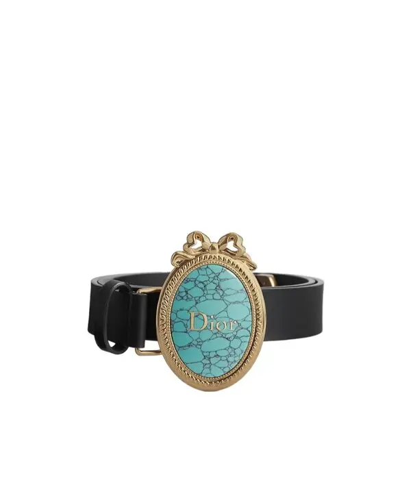 Dior Medaillon Belt - Black