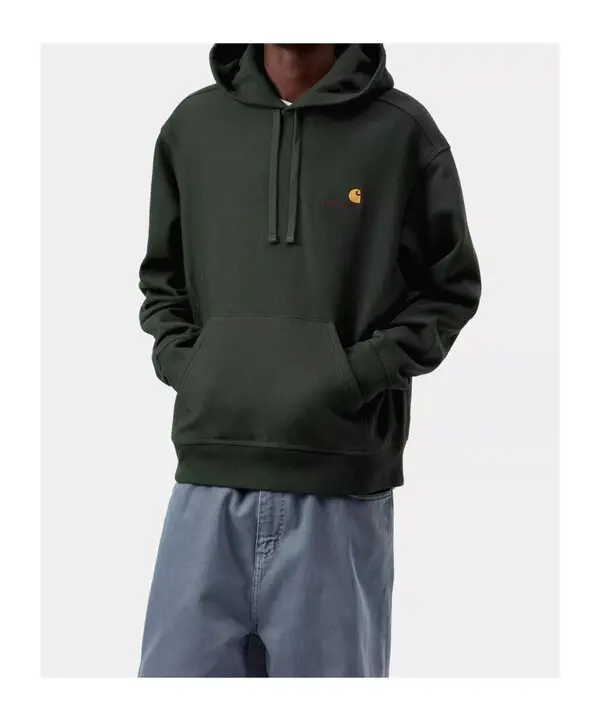 Carhartt Work In Progress Hooded American Script Sweatshirt
