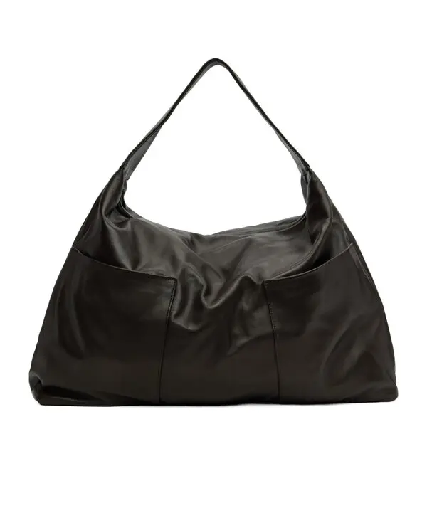 Gimaguas Grained Shoulder Bag - Black