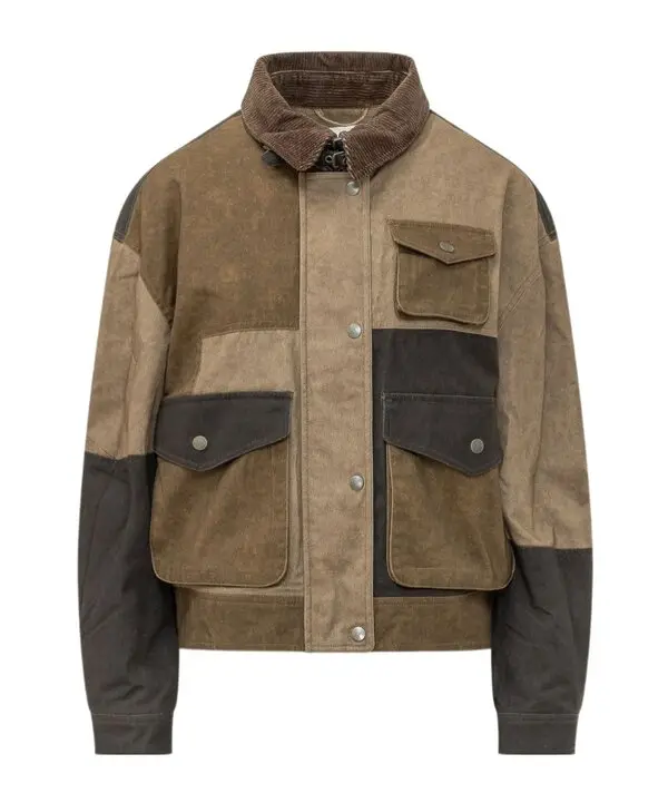 Isabel Marant Étoile Patchwork Detailed Jacket - Brown