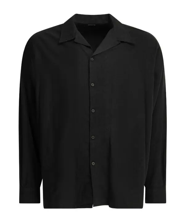 A.PRESSE Long-sleeve Silk Shirt