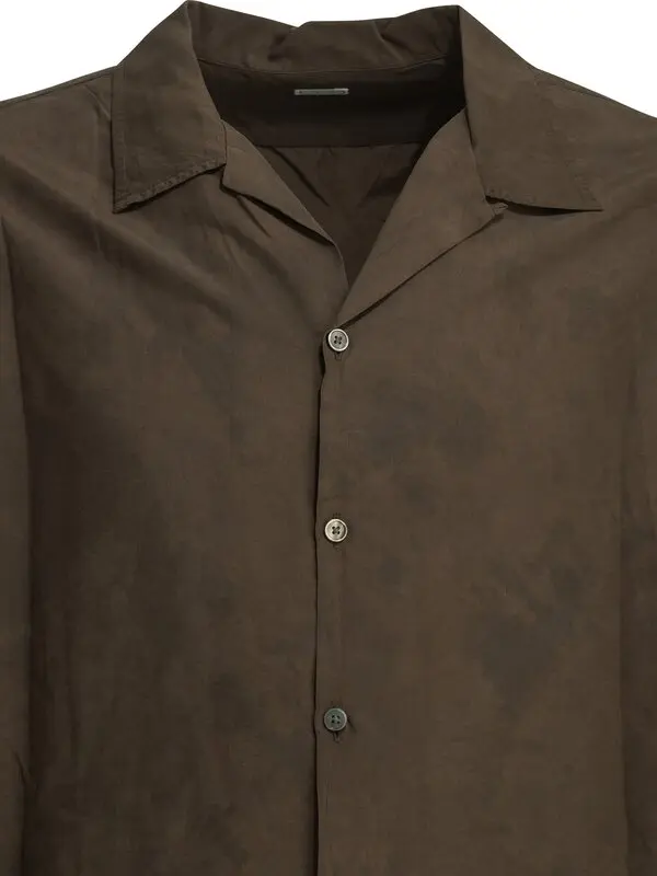 A.PRESSE Natural Dyed Short-sleeve Shirt