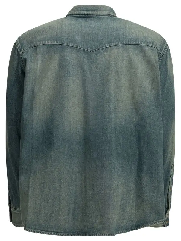 A.PRESSE Vintage Western Denim Shirt