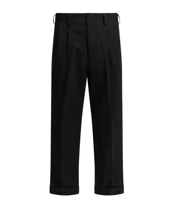 A.PRESSE Wide-leg Tailored Pants - Black
