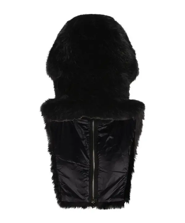 Herno Faux Fur Hooded Vest