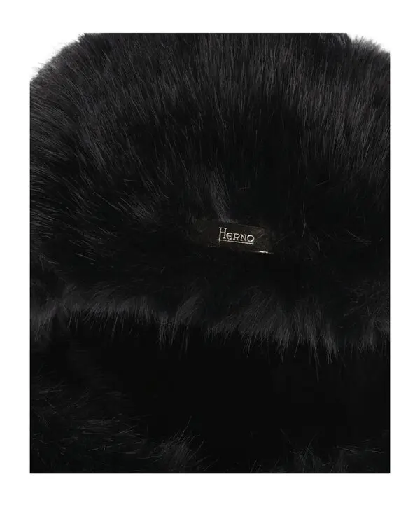 Herno Faux Fur Hooded Vest