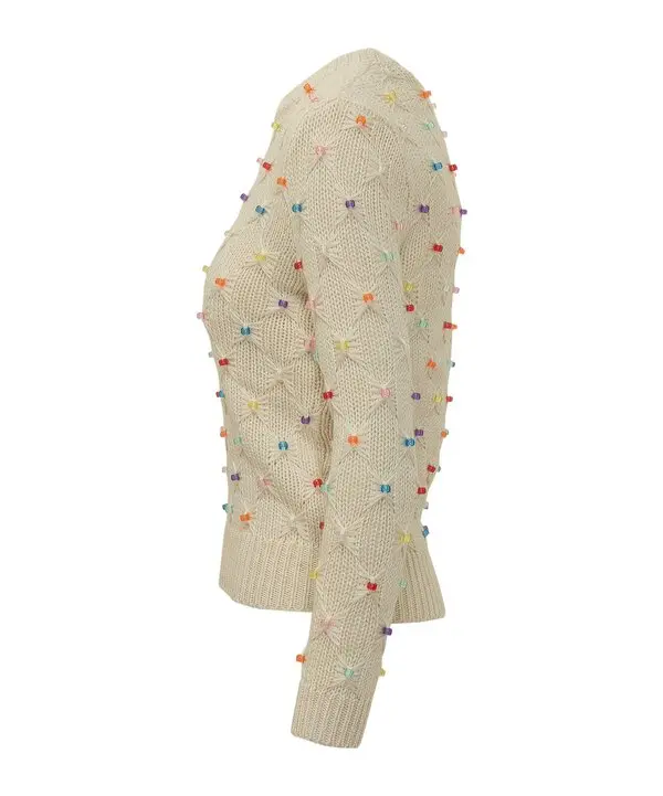 Isabel Marant Étoile Priyanka Embellished Knitted Sweater