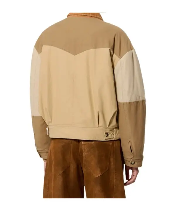Isabel Marant Étoile Patchwork Detailed Jacket - Light Brown