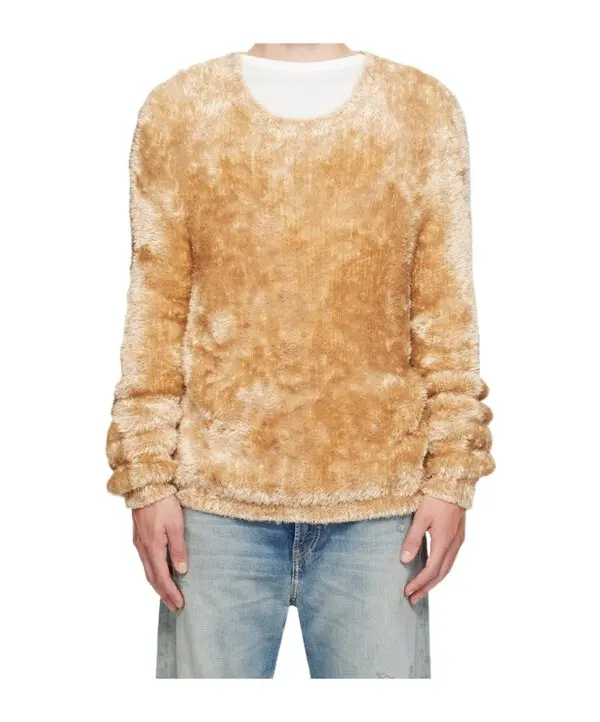MARINE SERRE Logo Knitwear - Beige
