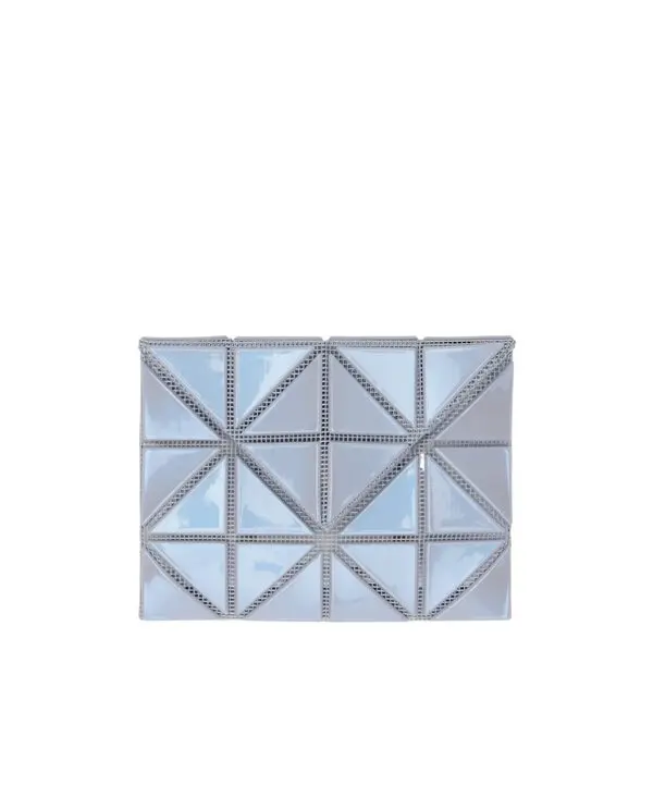 Issey Miyake Diamond Gloss Card Case Wallet - Blue-gray