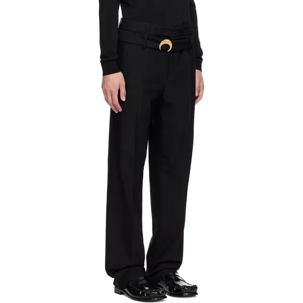 MARINE SERRE Tailored Wool Flare Pants