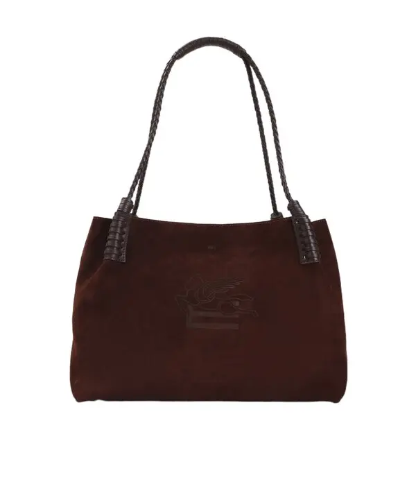 Etro Small Libra Suede Shoulder Bag