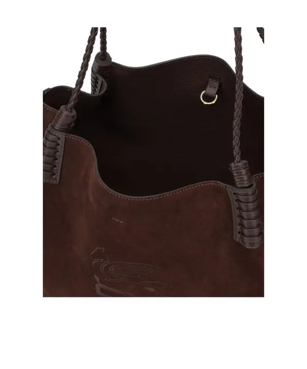 Etro Small Libra Suede Shoulder Bag