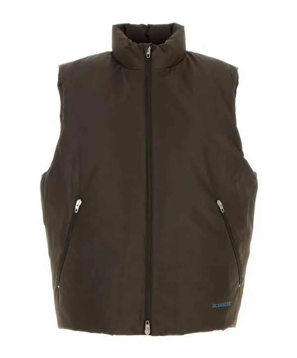 JIL SANDER Stand-up Collar Down Vest
