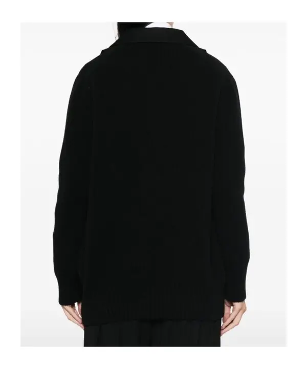 Sacai Double-breasted Layered Cardigan