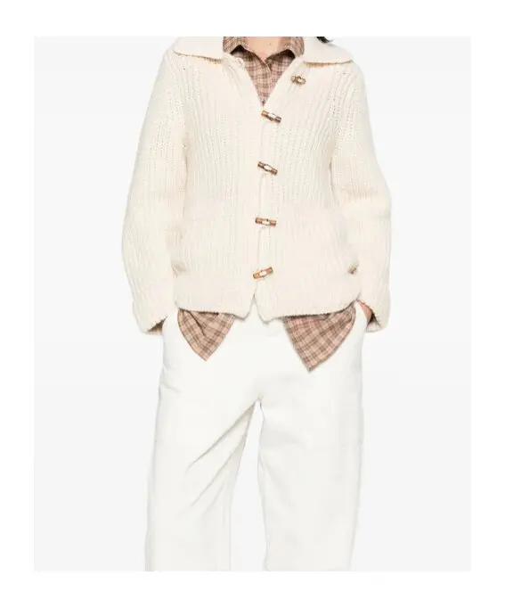 Isabel Marant Étoile Ribbed Knit Cardigan With Toggle Fastening