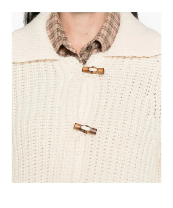 Isabel Marant Étoile Ribbed Knit Cardigan With Toggle Fastening
