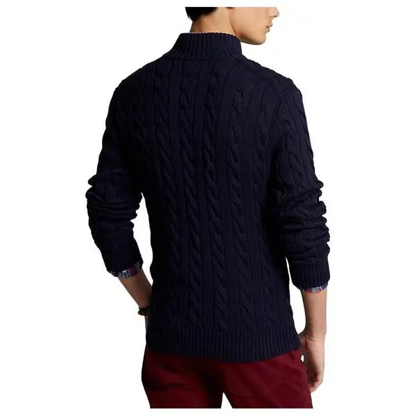 Polo Ralph Lauren Quarter Zip Cable Knit Sweater