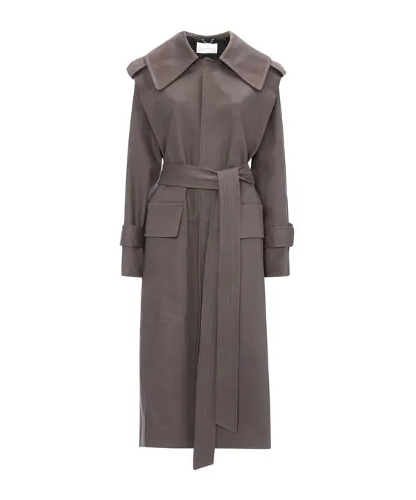 Victoria Beckham Long-sleeved Trench Coat - Ore