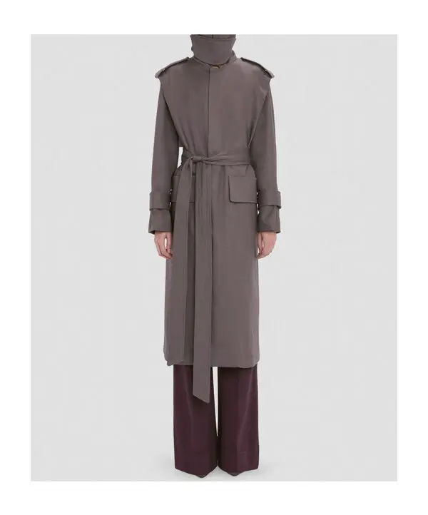 Victoria Beckham Long-sleeved Trench Coat