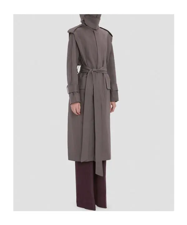 Victoria Beckham Long-sleeved Trench Coat