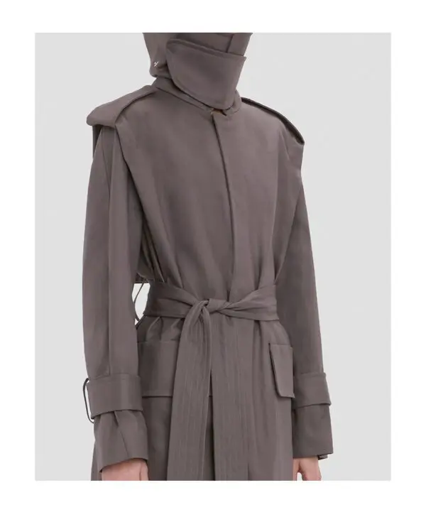 Victoria Beckham Long-sleeved Trench Coat