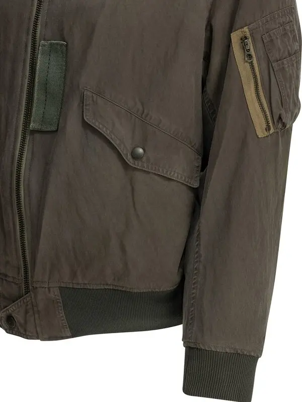 A.PRESSE L-2b Zip-up Bomber Jacket