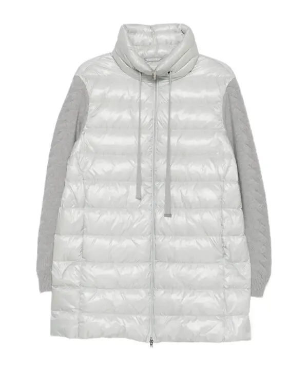 Herno Quilted Patchwork Jacket - Light Gray