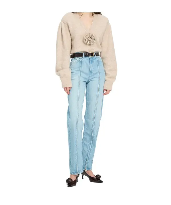 ROTATE BY BIRGER CHRISTENSEN Straight-leg Jeans