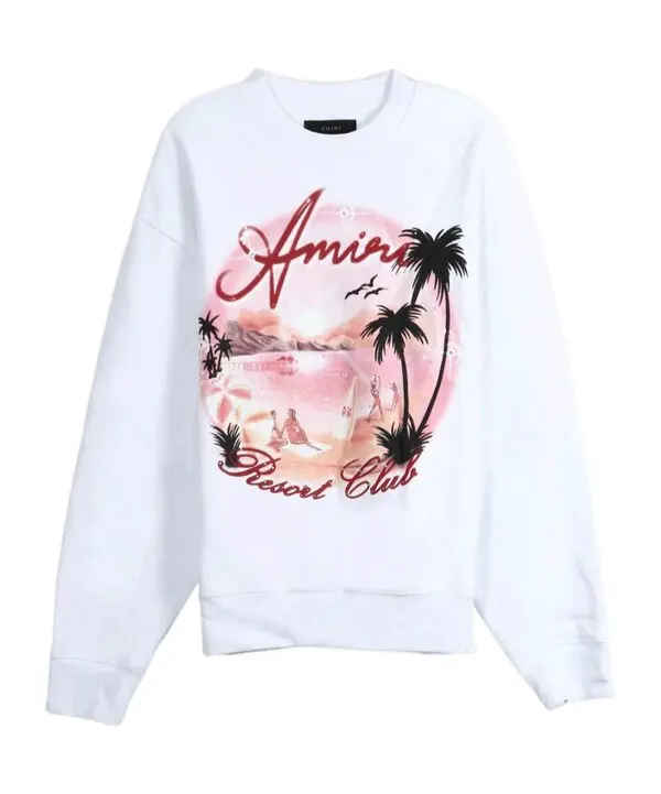 Amiri Crewneck Long Sleeve T-shirt