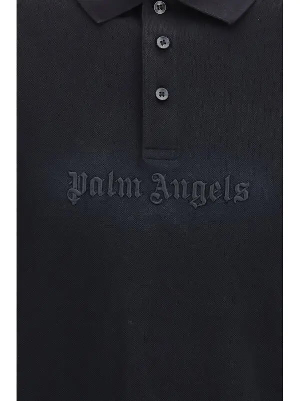 Palm Angels Short-sleeved Polo Shirt