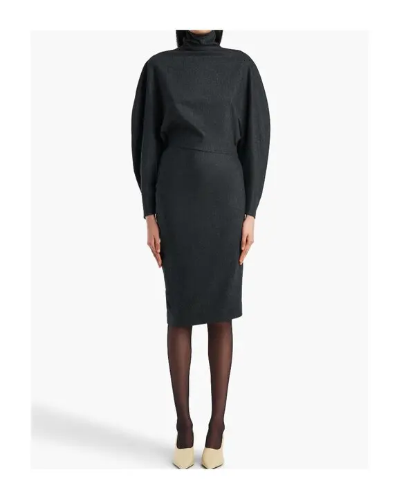 Khaite Harlin Dress - Charcoal