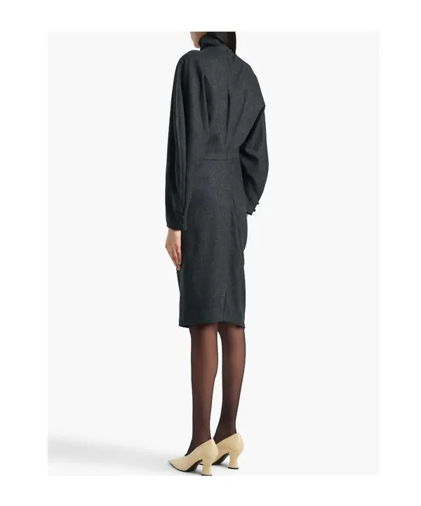 Khaite Harlin Dress - Charcoal