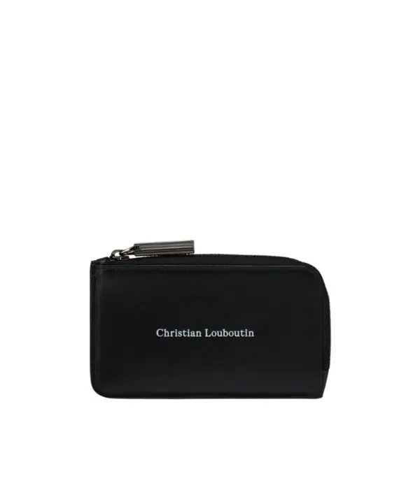 CHRISTIAN LOUBOUTIN Canopy Card Holder - Black