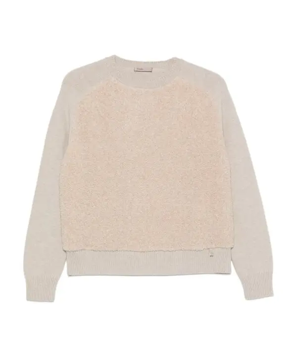 Herno Crew-neck Long-sleeve Sweater - Beige