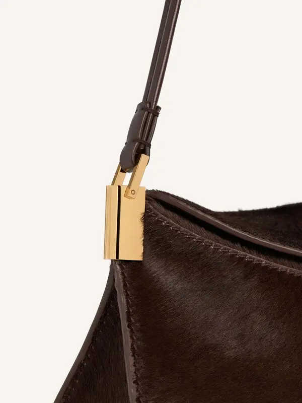 Balmain 64-83 Small Bag In Pony-effect Leather