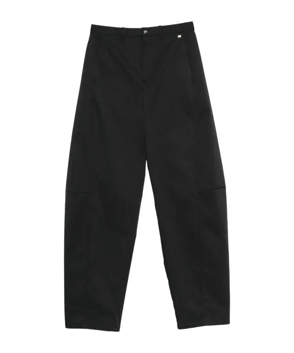 Herno Casual Trousers With Belt Loops - Black