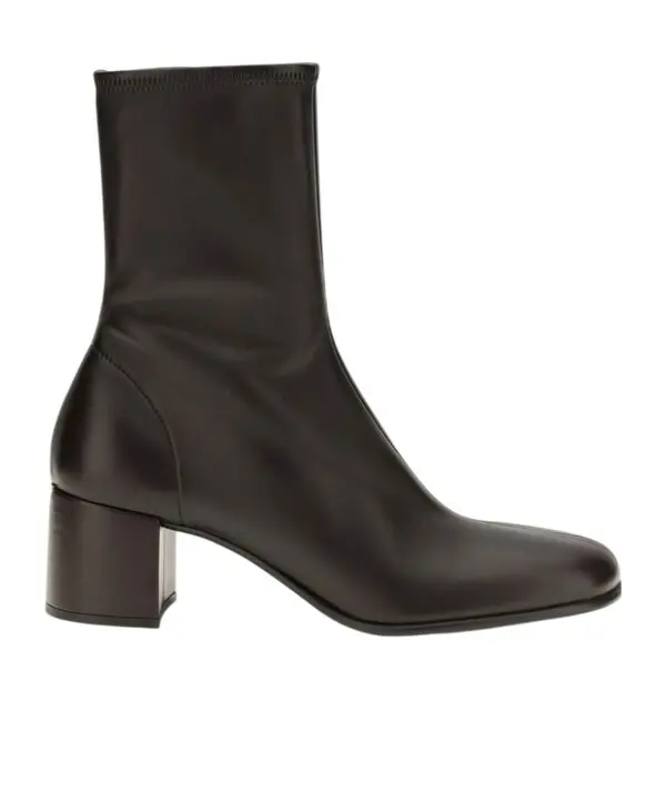 Prada Block-heel Ankle Boots - Brown