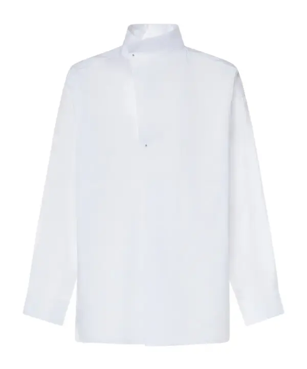 HED MAYNER Stand-collar Popover Shirt