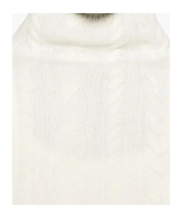 Herno Cable-knit Roll-neck Sweater
