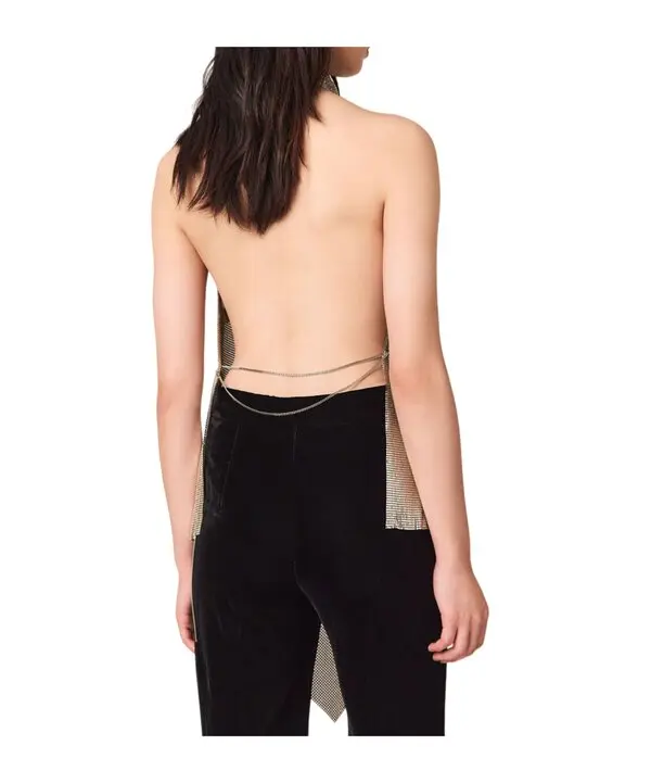 Stella McCartney Chainmail Halterneck Top