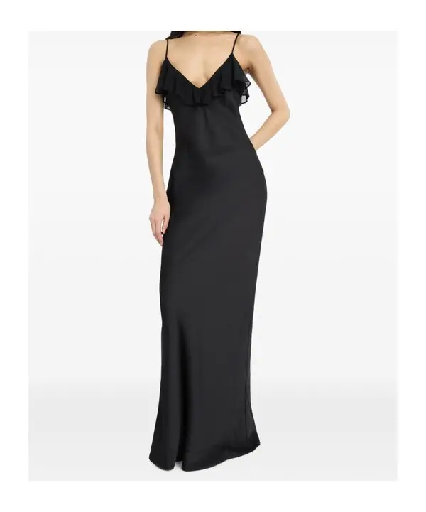 ROTATE BY BIRGER CHRISTENSEN Satin Maxi Gown