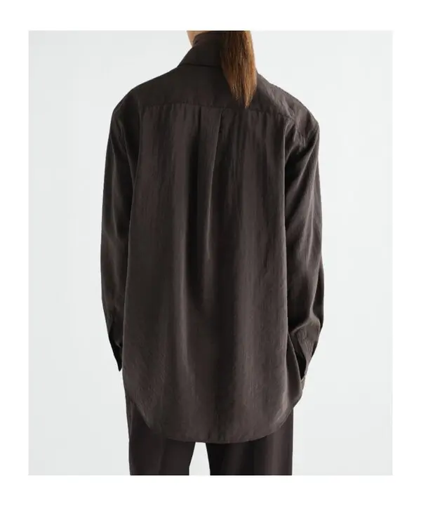 LEMAIRE Straight Shirt In Dry Silk