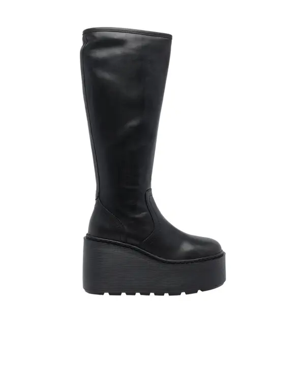 VIC MATIE Wedge Boots - Black