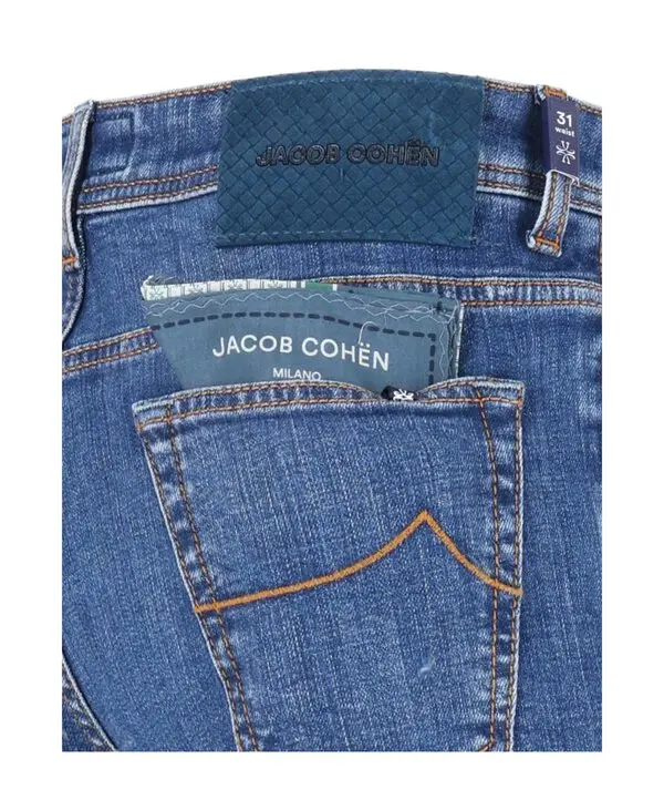 Jacob Cohen Straight-leg Jeans With Belt Loops