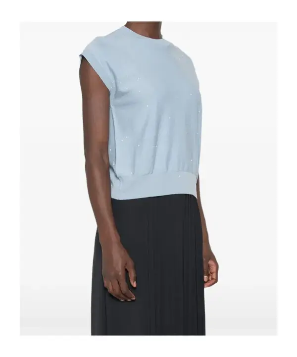 Herno Sequin Embellished Knit Top