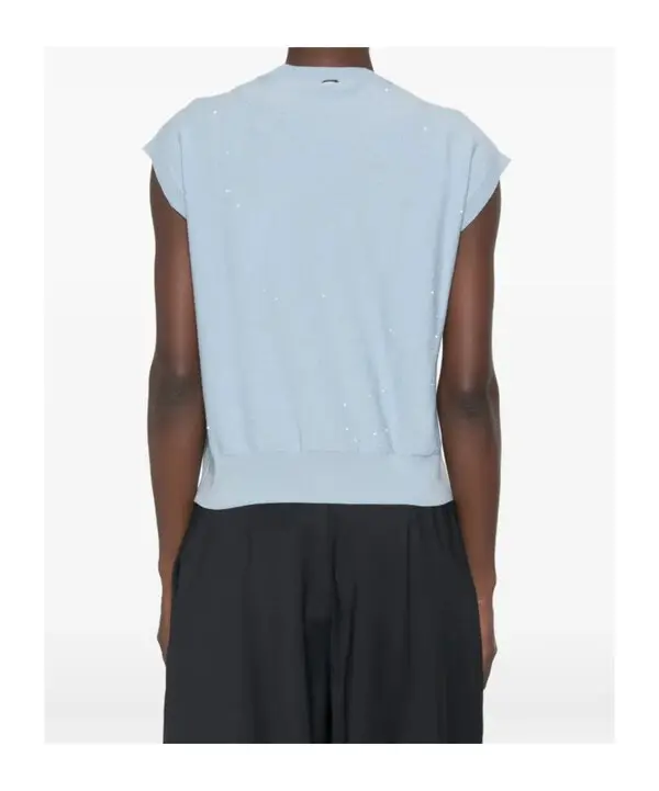 Herno Sequin Embellished Knit Top
