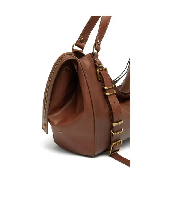 DIESEL® D-one-large Top-handle Bag In Treated Leather