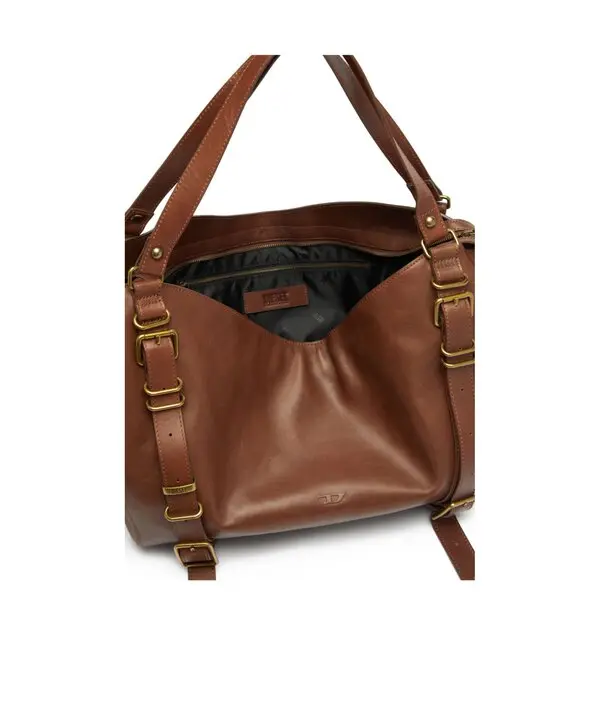 DIESEL® D-one-large Top-handle Bag In Treated Leather