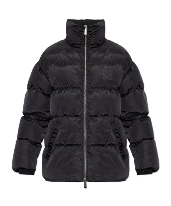 Dsquared2 Long-sleeved Padded Jacket With Logo